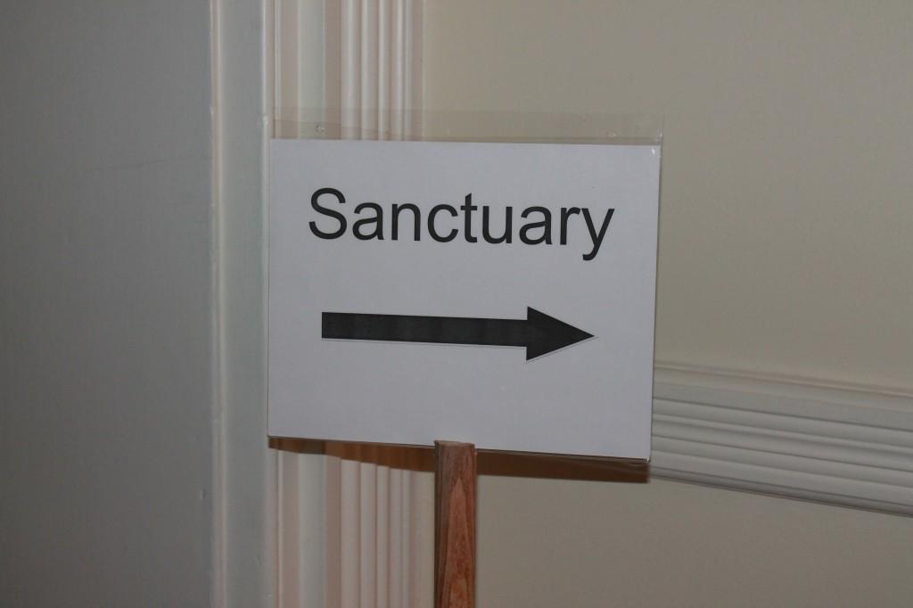 sign post sanctuary | Building Faith