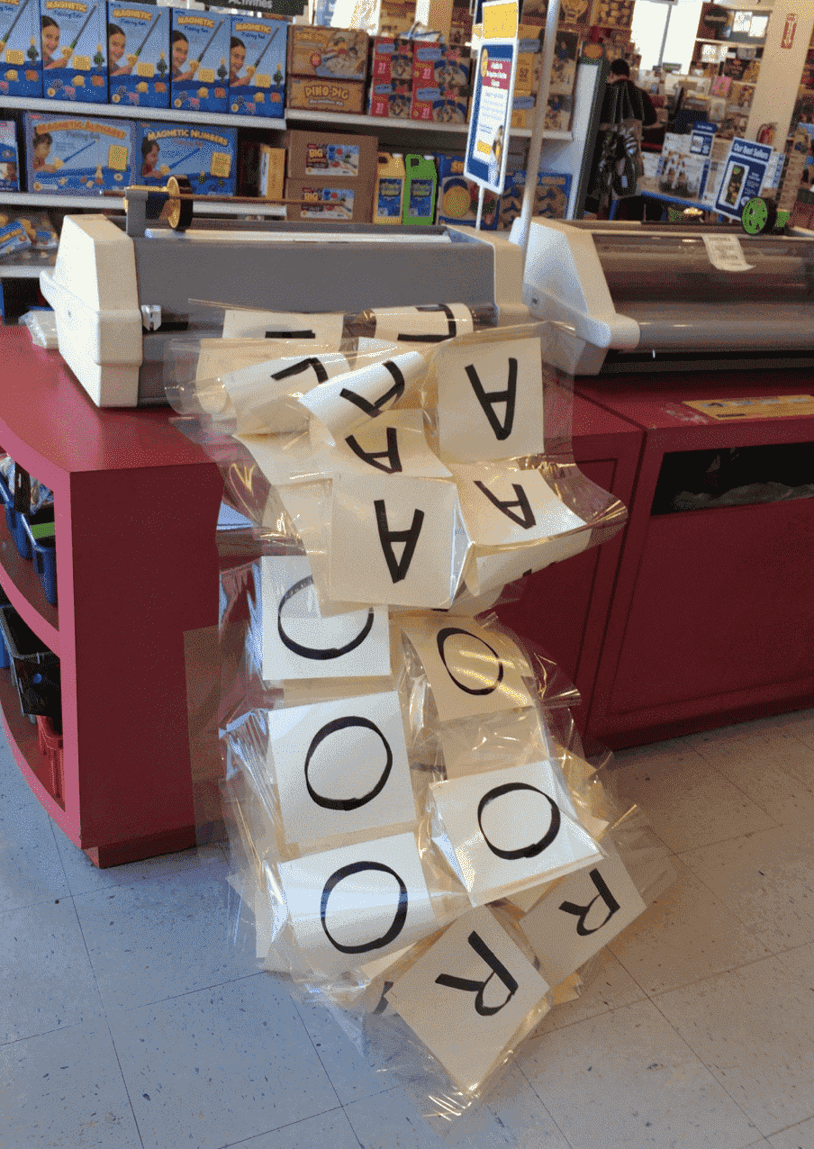 Sunday School Activity: Life-Size Scrabble