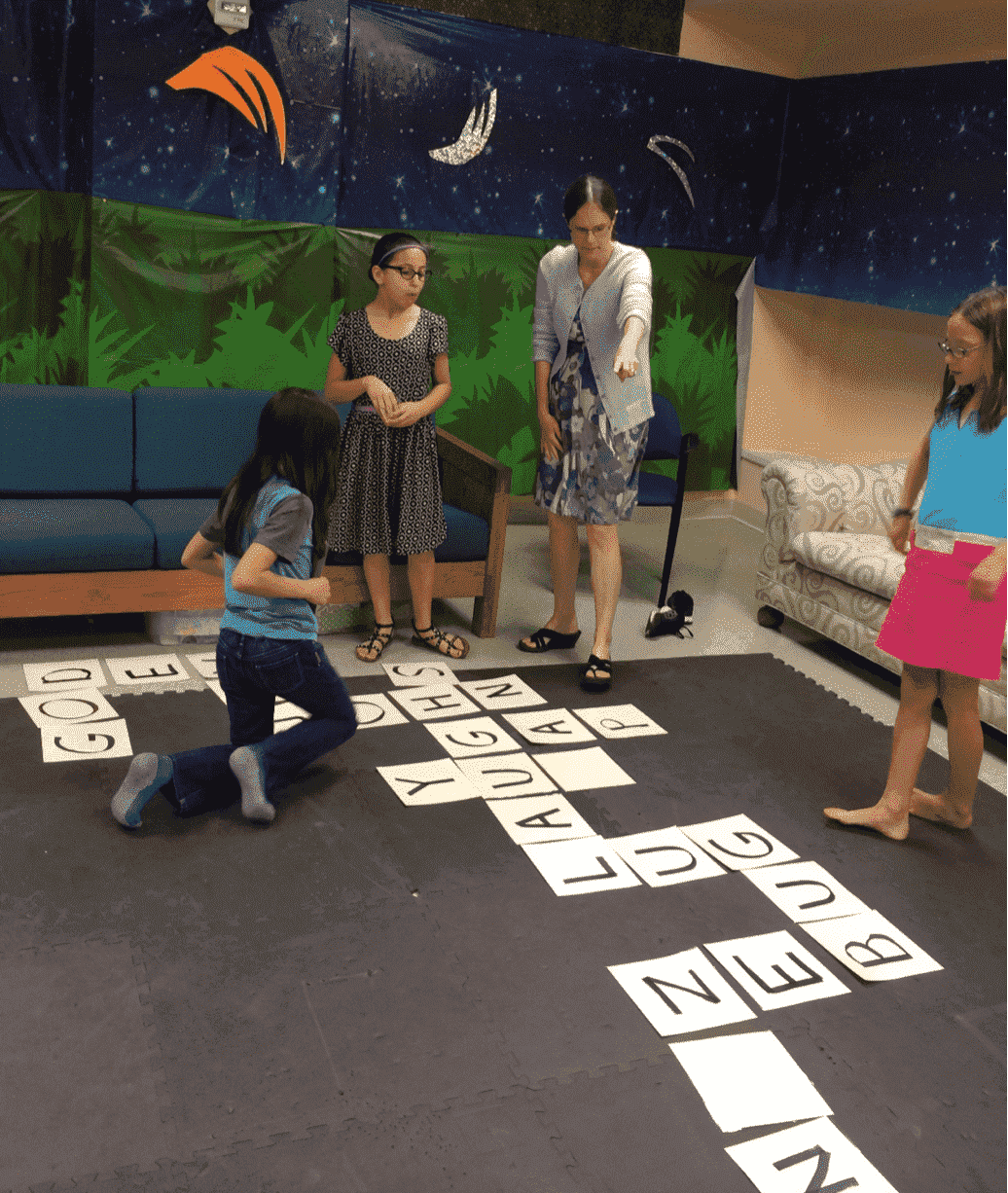 Sunday School Activity: Life-Size Scrabble
