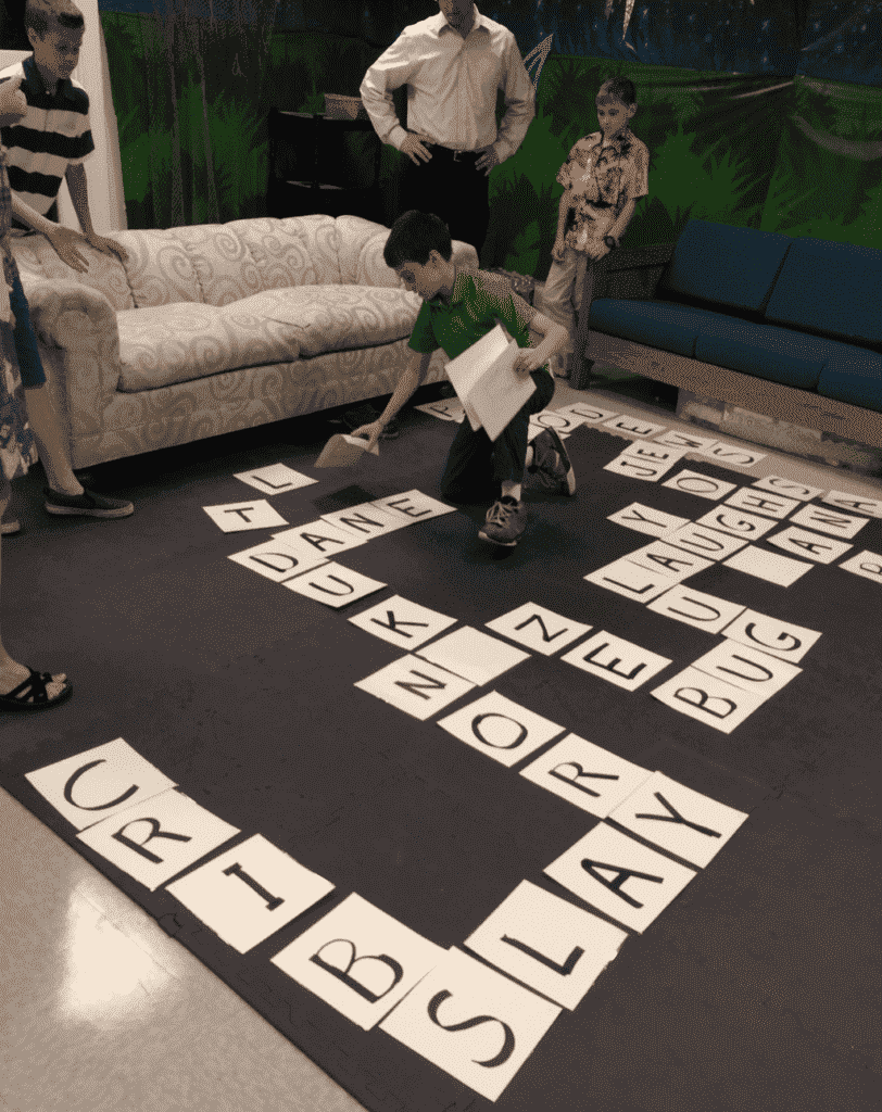 Sunday School Activity: Life-Size Scrabble