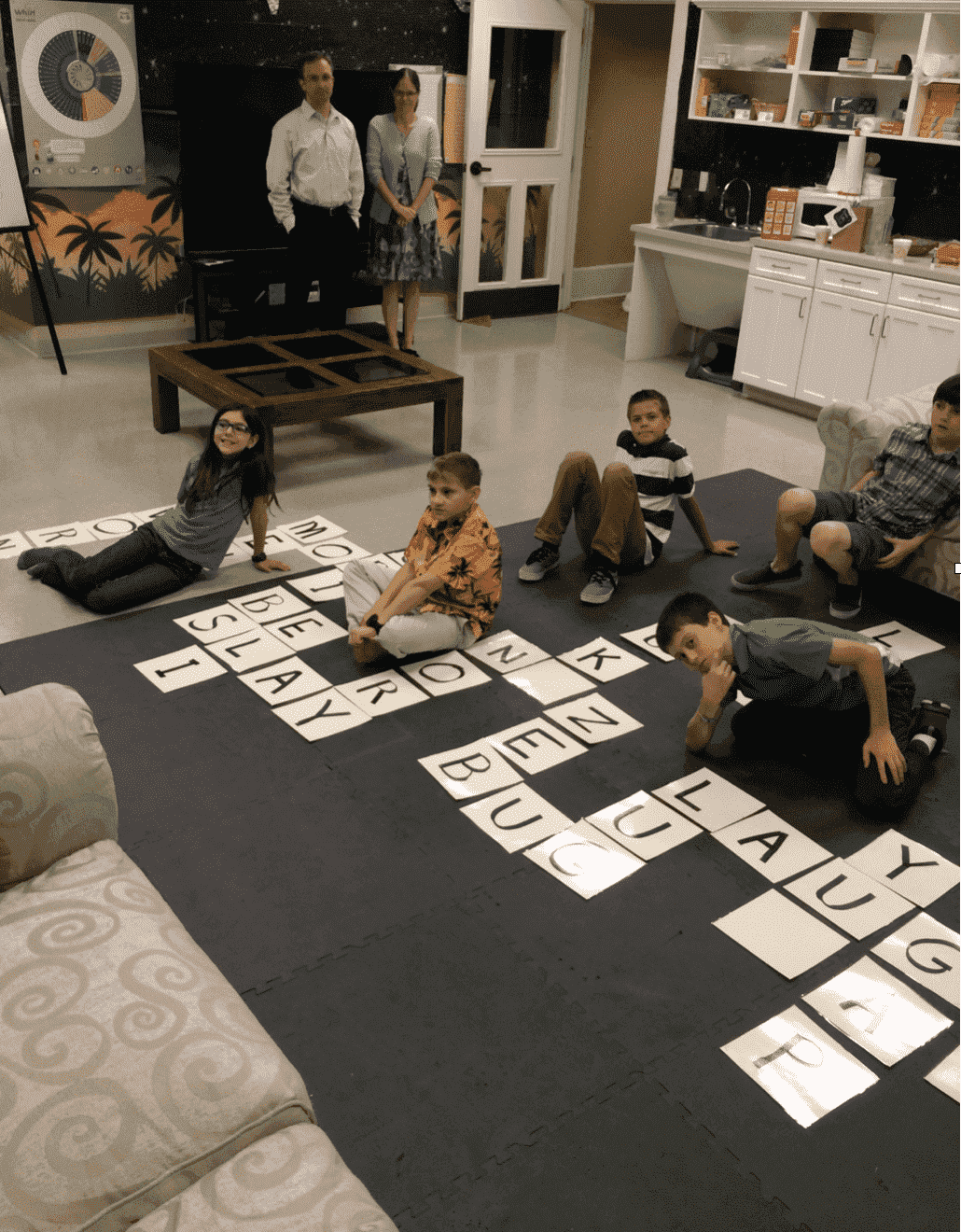 Sunday School Activity: Life-Size Scrabble