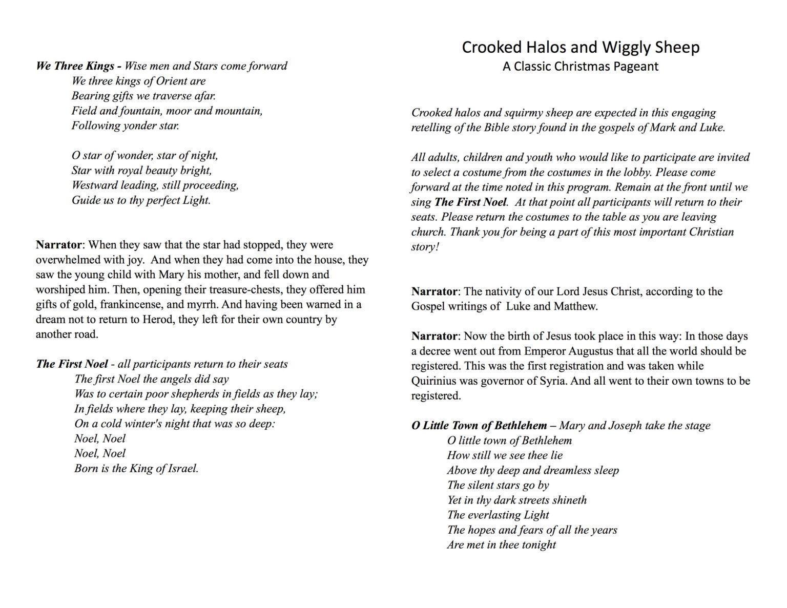 17 Christmas Pageant Survival Tips